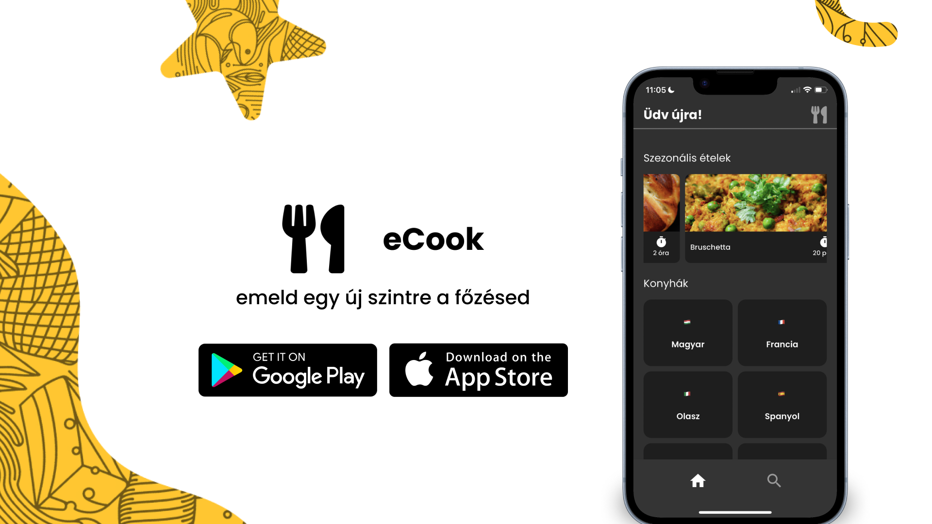 eCook: Találd meg a recepted 1 perc alatt!